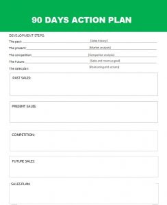 5+ 90-Days Action Plan Template | Template Business PSD, Excel, Word, PDF