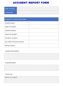 10+ Accident Report Form Template | Template Business PSD, Excel, Word, PDF