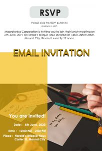10+ email invitation example psd design | Template Business PSD, Excel ...