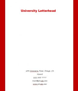 10+ University Letterhead Template | Template Business PSD, Excel, Word ...