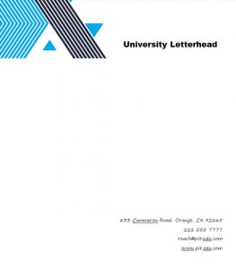 10+ University Letterhead Template | Template Business PSD, Excel, Word ...