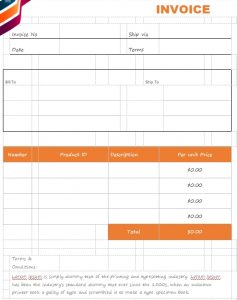 10+ A3 Invoice Template | Template Business PSD, Excel, Word, PDF
