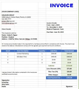 10+ A3 Invoice Template | Template Business PSD, Excel, Word, PDF