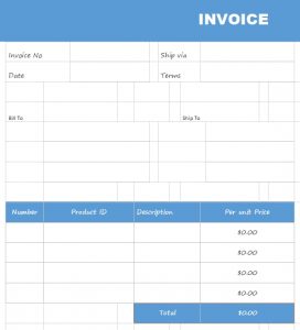 10+ A3 Invoice Template | Template Business PSD, Excel, Word, PDF