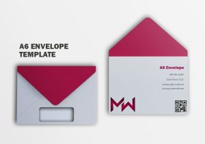 5+ A6 Envelope psd template free | Template Business PSD, Excel, Word, PDF