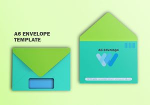 5+ A6 Envelope psd template free | Template Business PSD, Excel, Word, PDF