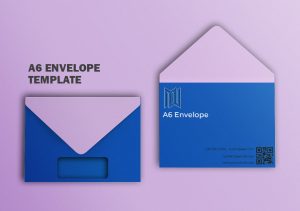 5+ A6 Envelope psd template free | Template Business PSD, Excel, Word, PDF