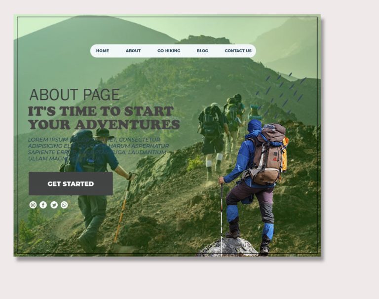 9+ About page free template in PSD | Template Business PSD, Excel, Word ...