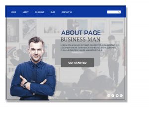 9+ About page free template in PSD | Template Business PSD, Excel, Word ...