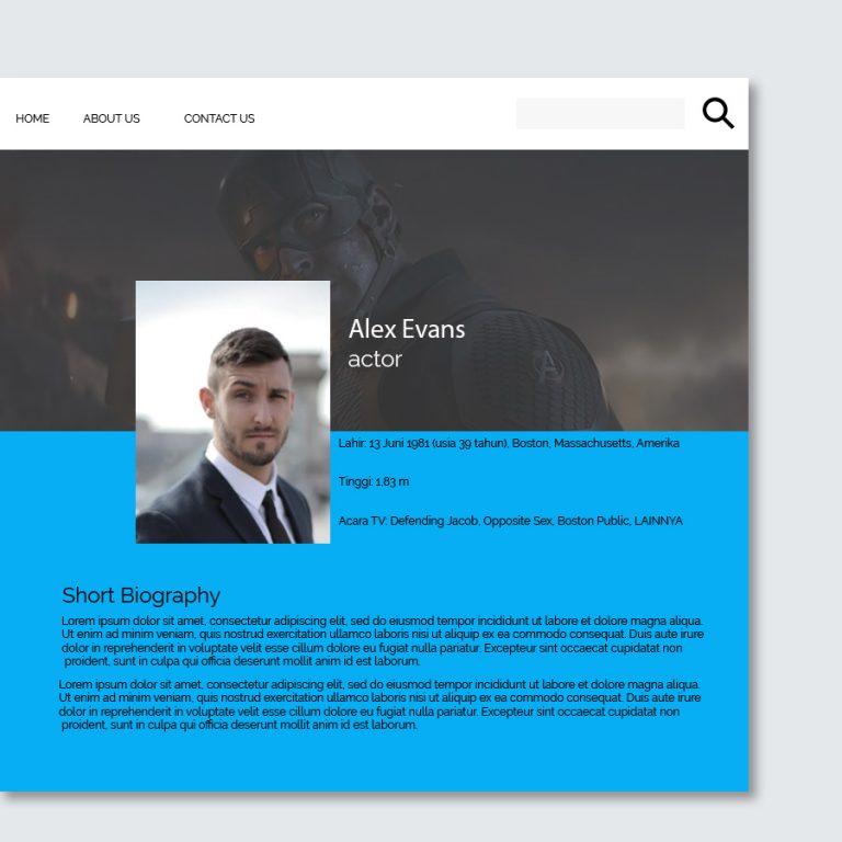 9+ About page free template in PSD | Template Business PSD, Excel, Word ...