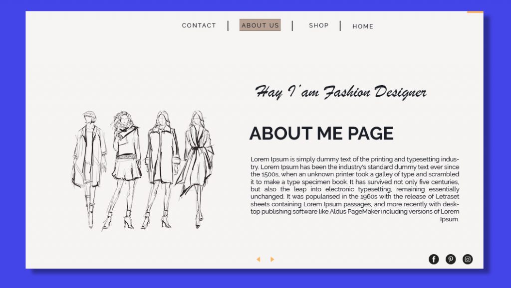 5+ About Us Page Design free template in PSD | Template Business PSD ...