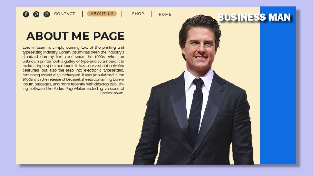 5+ About Us Page Design free template in PSD | Template Business PSD ...