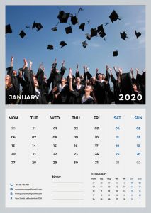 10+ Academic Calendar psd template free | Template Business PSD, Excel ...