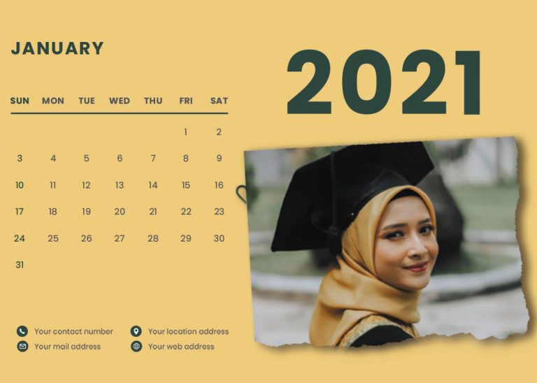 10+ Academic Calendar psd template free | Template Business PSD, Excel ...