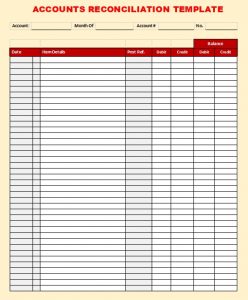10+ Accounts Reconciliation Template | Template Business PSD, Excel ...