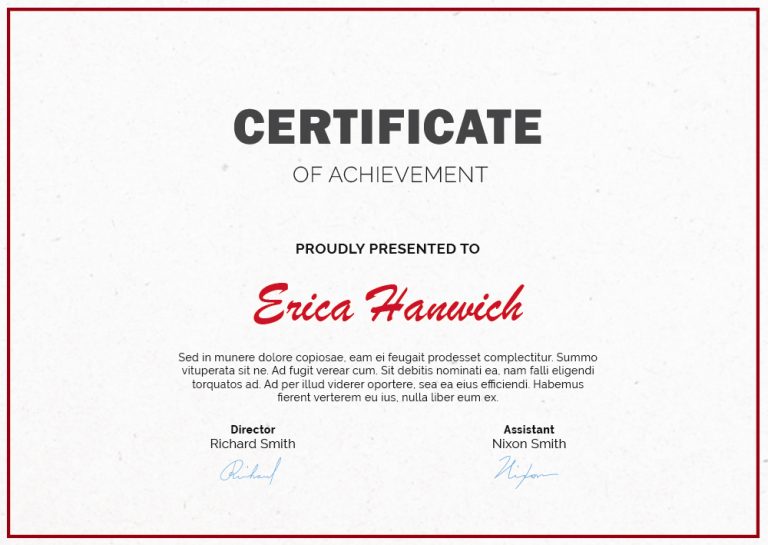 10+ Achievement Certificates example psd design | Template Business PSD ...