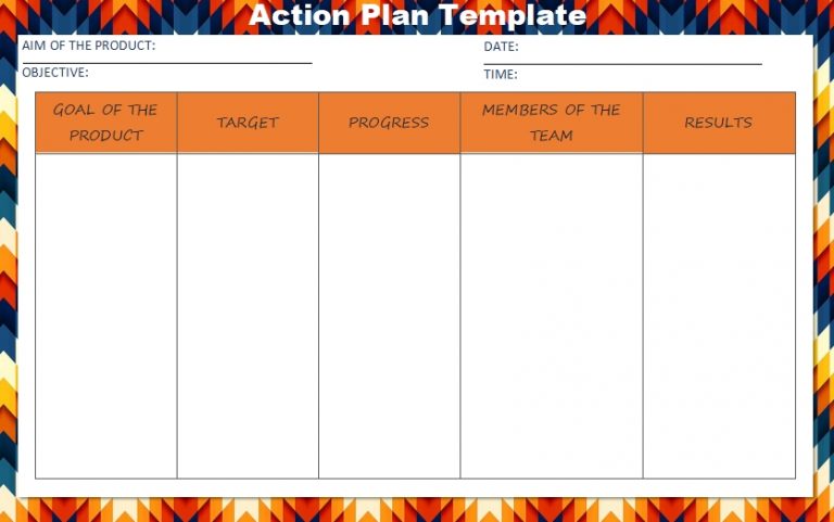 10+ Action Plan Template | Template Business PSD, Excel, Word, PDF