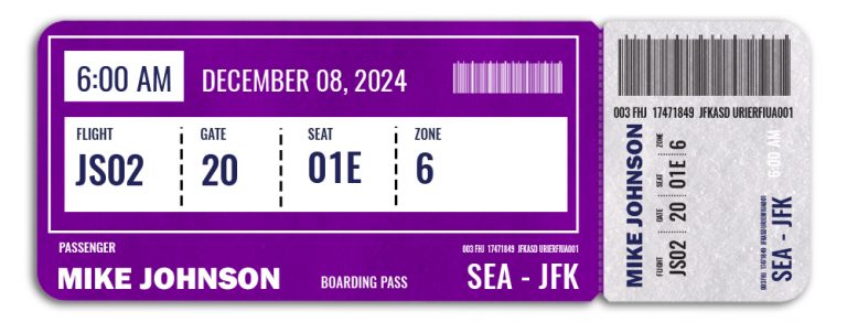 10+ Airline Ticket example psd design | Template Business PSD, Excel ...
