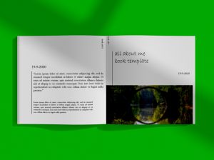 10+ All About Me Book example psd design | Template Business PSD, Excel ...