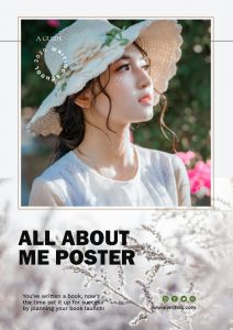 10+ All About Me Poster template free psd | Template Business PSD ...