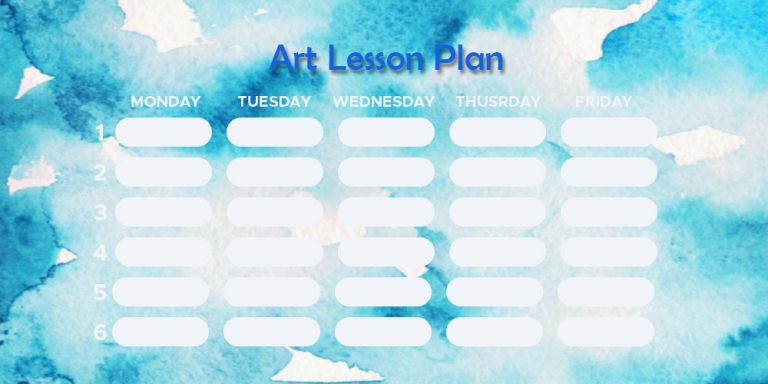 10+ Art lesson plan psd template free | Template Business PSD, Excel ...
