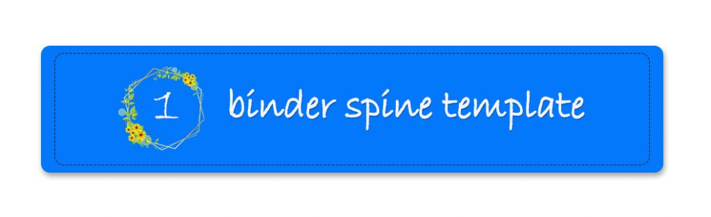 5+ 1 binder spine free psd template | Template Business PSD, Excel ...