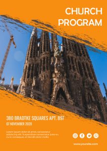 10+ church program free template in PSD | Template Business PSD, Excel ...