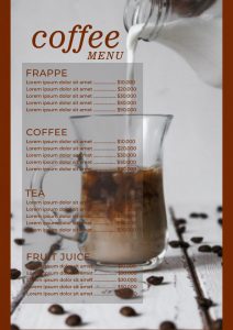 10+ Coffee Menu psd template free | Template Business PSD, Excel, Word, PDF