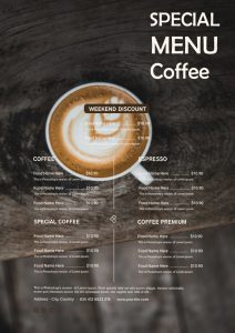 10+ Coffee Menu psd template free | Template Business PSD, Excel, Word, PDF