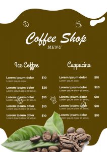 10+ Coffee Menu psd template free | Template Business PSD, Excel, Word, PDF