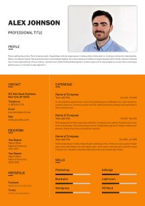 10+ 2 column resume template free psd | Template Business PSD, Excel ...