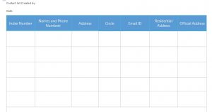 10+ contact sheet template | Template Business PSD, Excel, Word, PDF