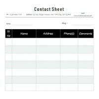 10+ contact sheet template | Template Business PSD, Excel, Word, PDF