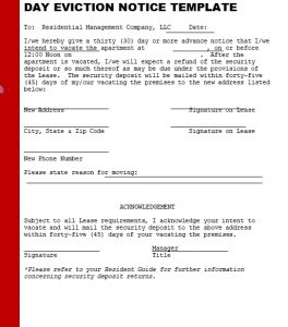 10+ 3 day eviction notice template | Template Business PSD, Excel, Word ...