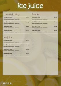 10+ Drinks menu template free psd | Template Business PSD, Excel, Word, PDF