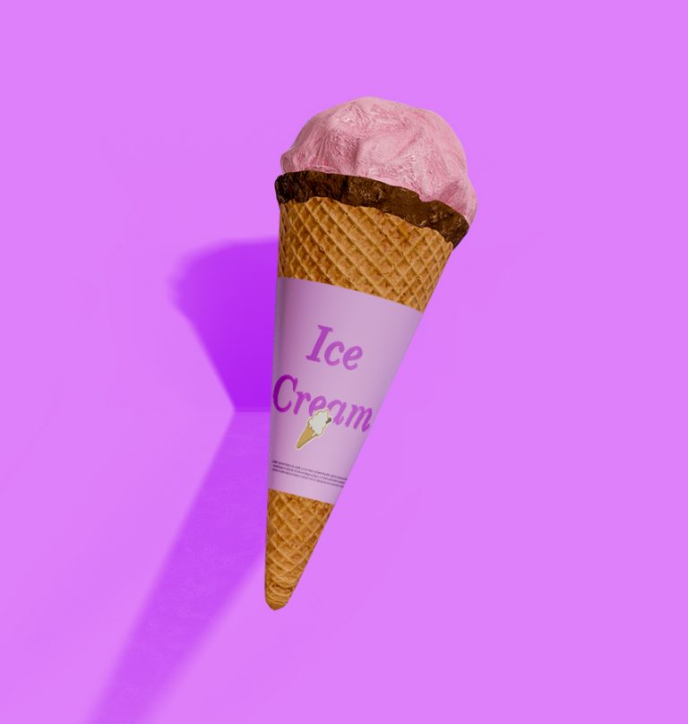 10+ Ice cream cones template free psd | Template Business PSD, Excel ...
