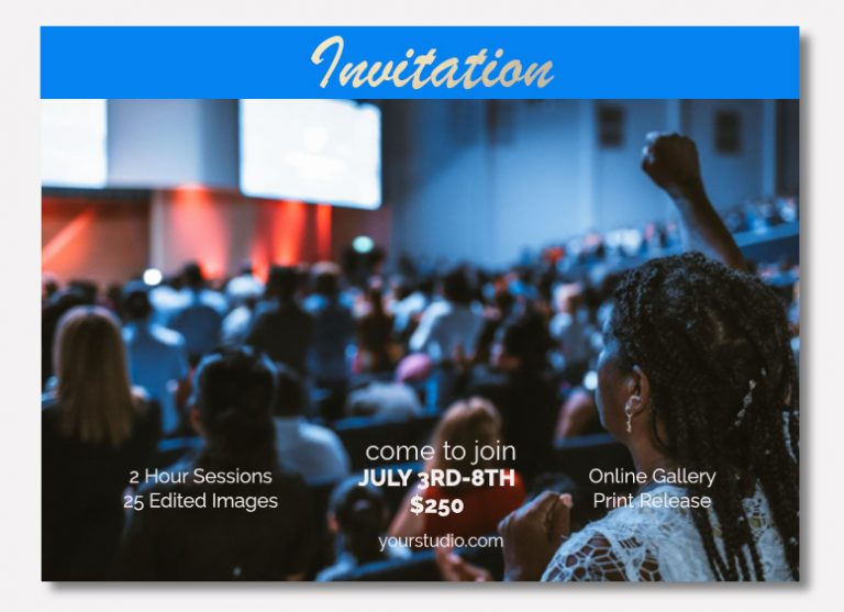 5+ 5×7 Invitation psd template free | Template Business PSD, Excel ...