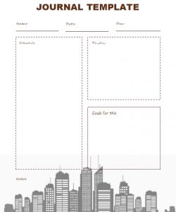 10+ Journal Template | Template Business PSD, Excel, Word, PDF