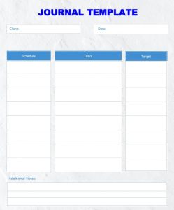 10+ Journal Template | Template Business PSD, Excel, Word, PDF