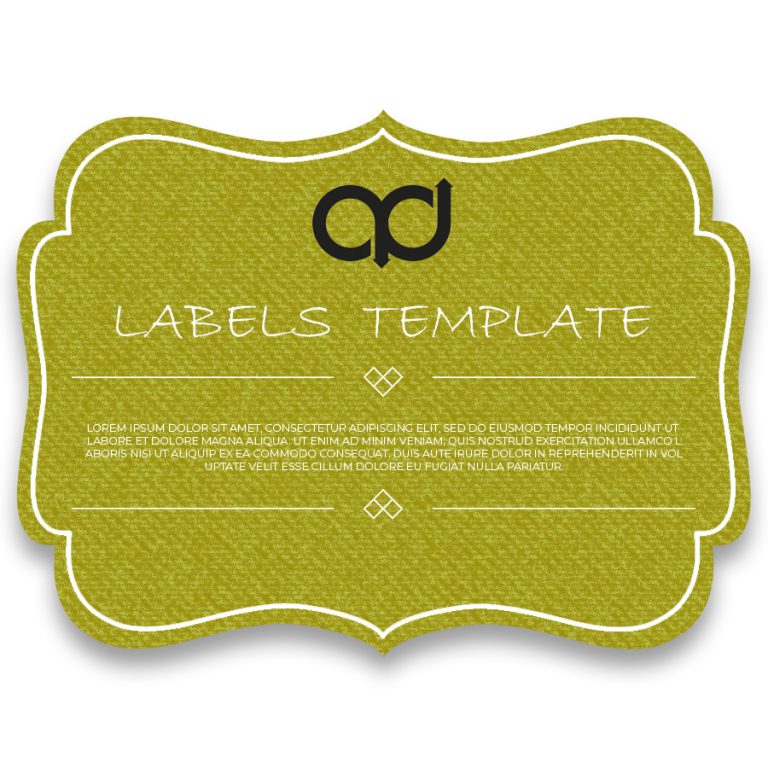 5+ 30 labels psd template free | Template Business PSD, Excel, Word, PDF