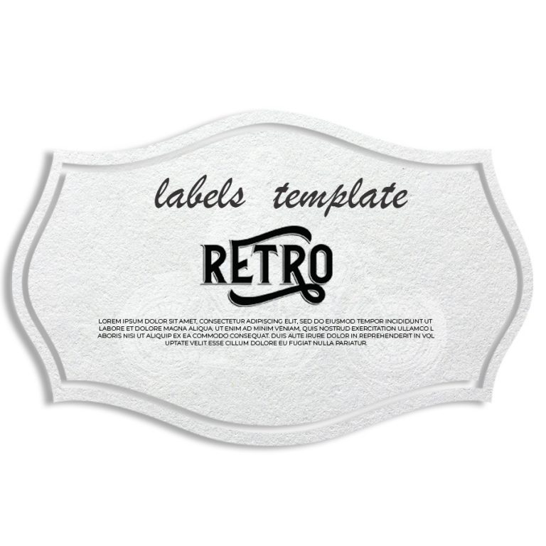 5+ 30 labels psd template free | Template Business PSD, Excel, Word, PDF