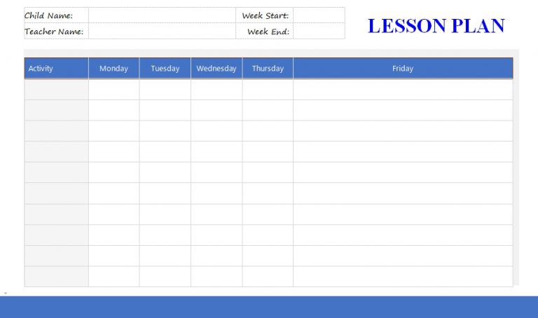 10+ 5E Lesson Plan Template | Template Business PSD, Excel, Word, PDF