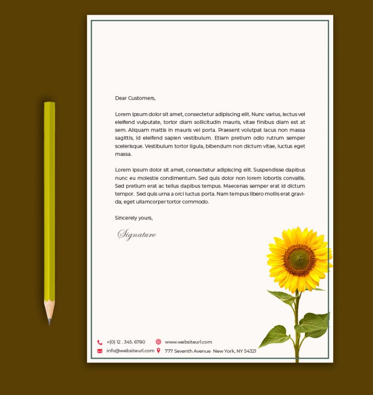 10+ Letter psd template free | Template Business PSD, Excel, Word, PDF