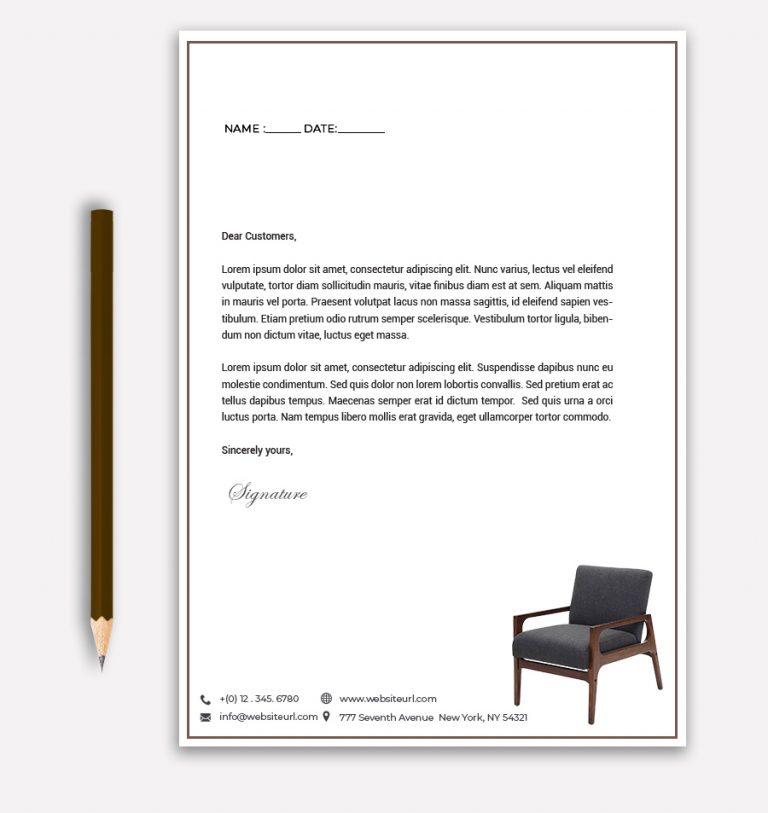 10+ Letter psd template free | Template Business PSD, Excel, Word, PDF