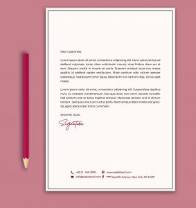 10+ Letter psd template free | Template Business PSD, Excel, Word, PDF