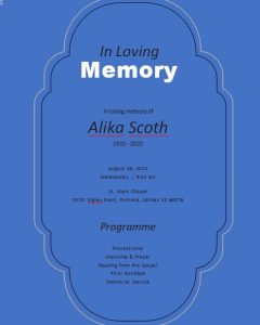 10+ Memorial program template | Template Business PSD, Excel, Word, PDF