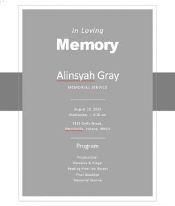 10+ Memorial program template | Template Business PSD, Excel, Word, PDF