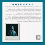 10+ 5×7 Note Card example psd design | Template Business PSD, Excel ...