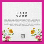 10+ 5×7 Note Card example psd design | Template Business PSD, Excel ...