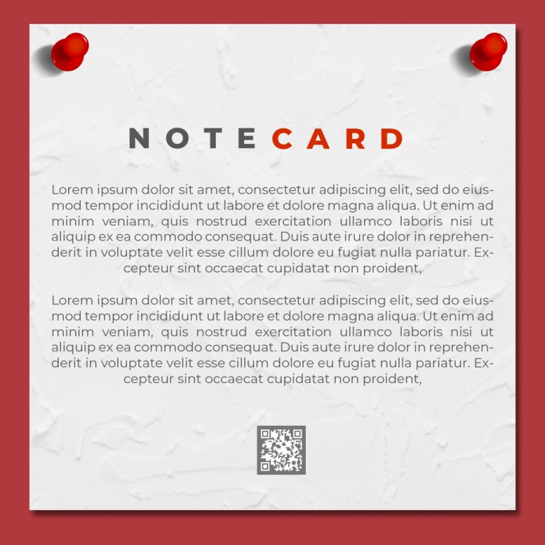 10+ 5×7 Note Card example psd design | Template Business PSD, Excel ...